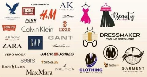 clothes with logos